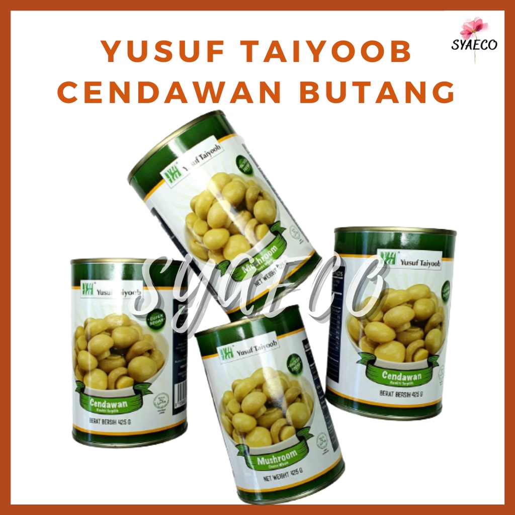 YUSUF TAIYOOB CENDAWAN BUTANG ┃ CENDAWAN DALAM TIN HALAL 425gm | Shopee ...