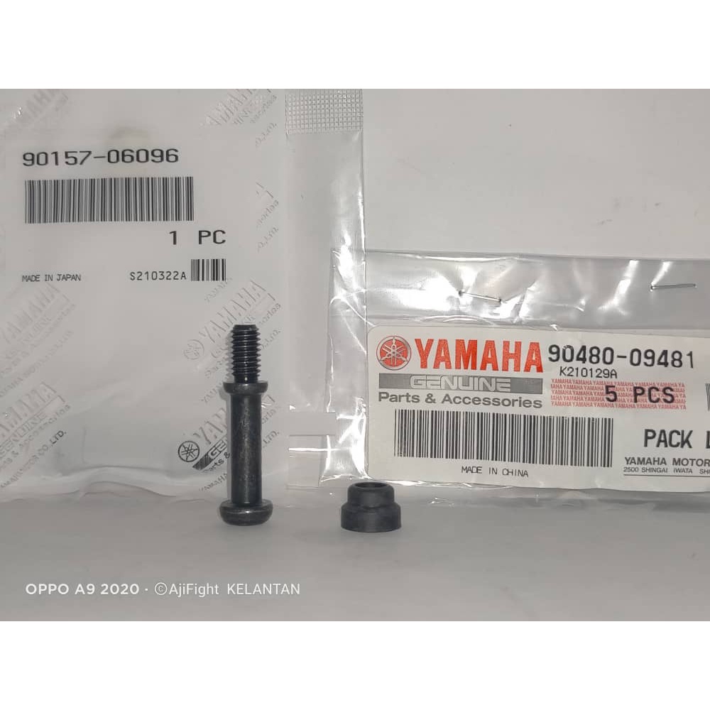 Y125Z 125Z Y125ZR 125 YAMAHA SCREW MAGNET COVER + RUBBER CAP SET / SKRU ...