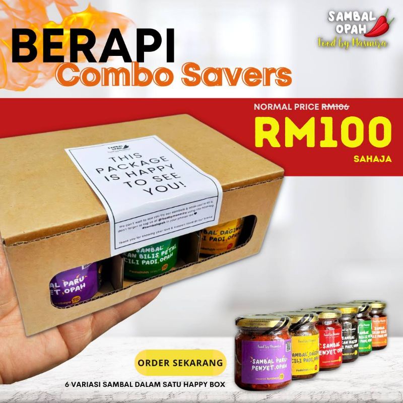 Berapi Combo Savers Sambal Opah Food by Masmira | Shopee Malaysia