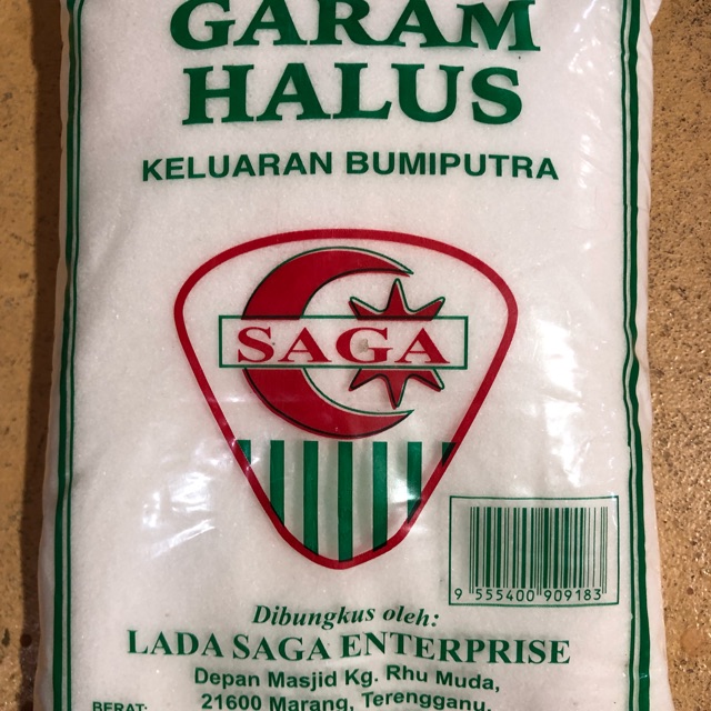 GARAM HALUS CAP SAGA | Shopee Malaysia