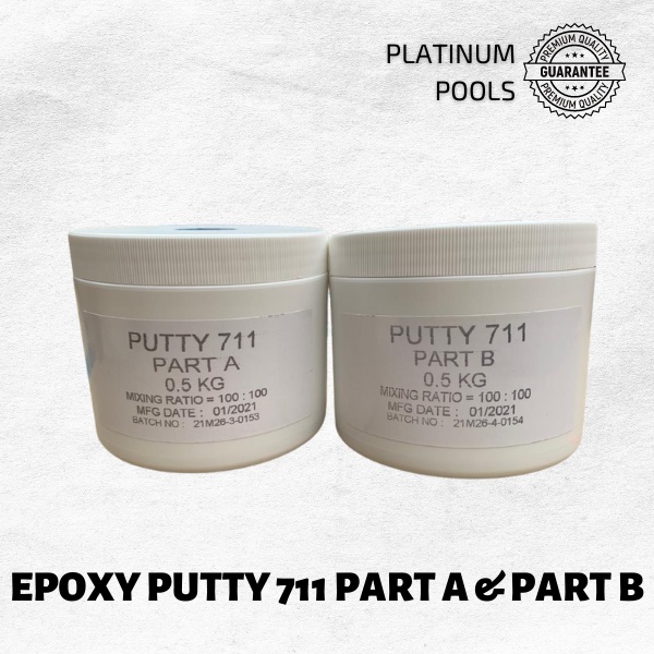 BONDITE EPOXY PUTTY 711 FOR INDUSTRIAL & NORMAL USE - A&B SET 500g+500g ...