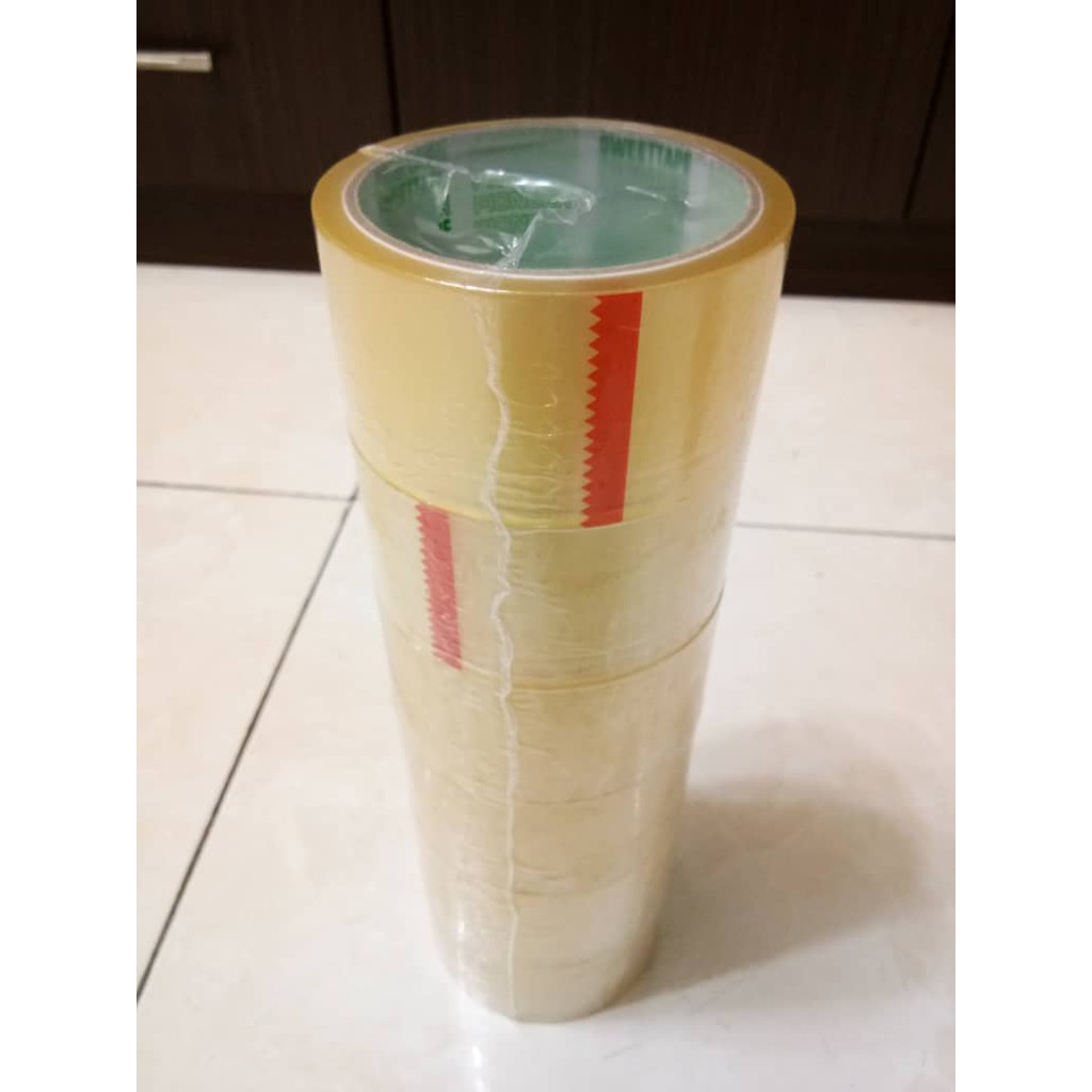 [READY STOCK] PIONEER OPP TAPE 48MM X 40Y TRANSPARENT / CLEAR (6.PCS ...