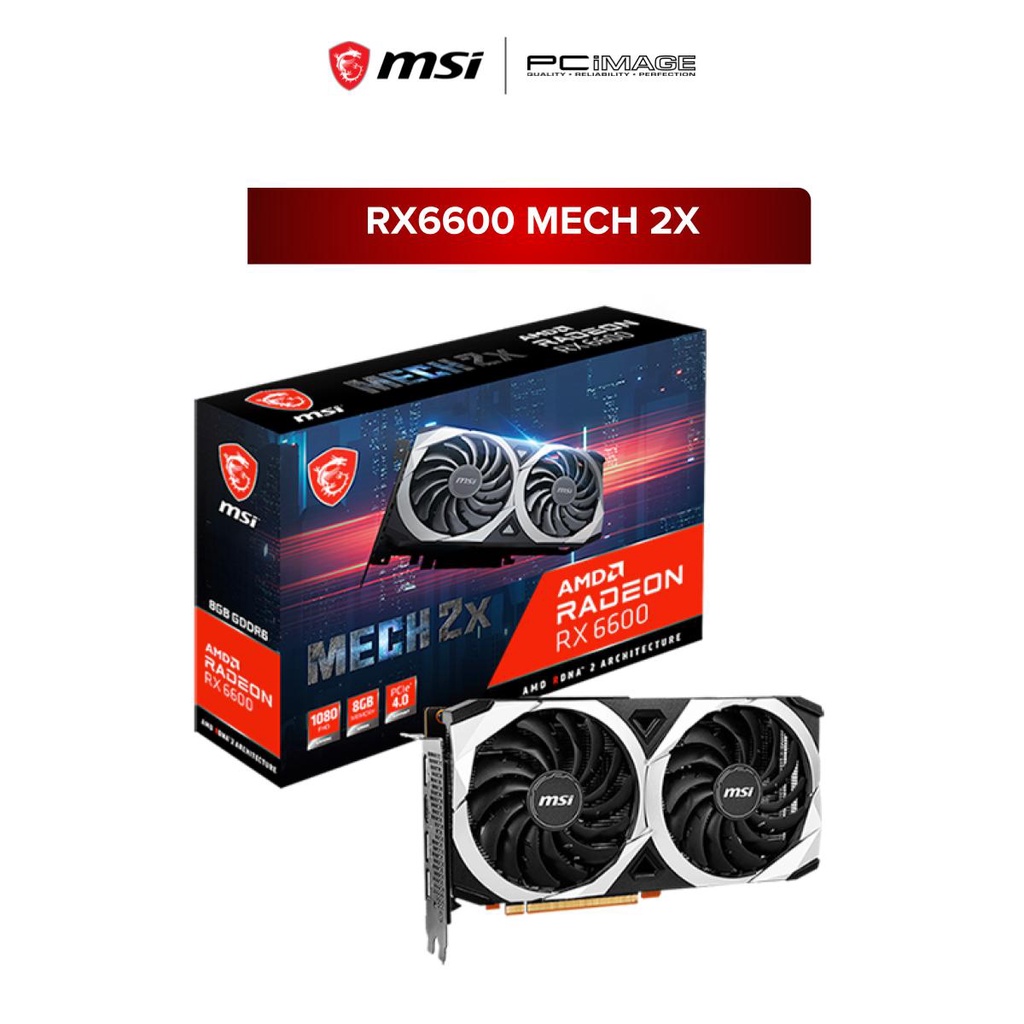 MSI Radeon RX 6600 Mech 2X 8GB DDR6 | Shopee Malaysia