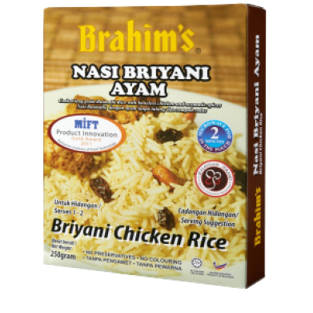 BRAHIM'S NASI BRIYANI AYAM BRIYANI CHICKEN RICE BRAHIM BRAHIMS BMRTER ...
