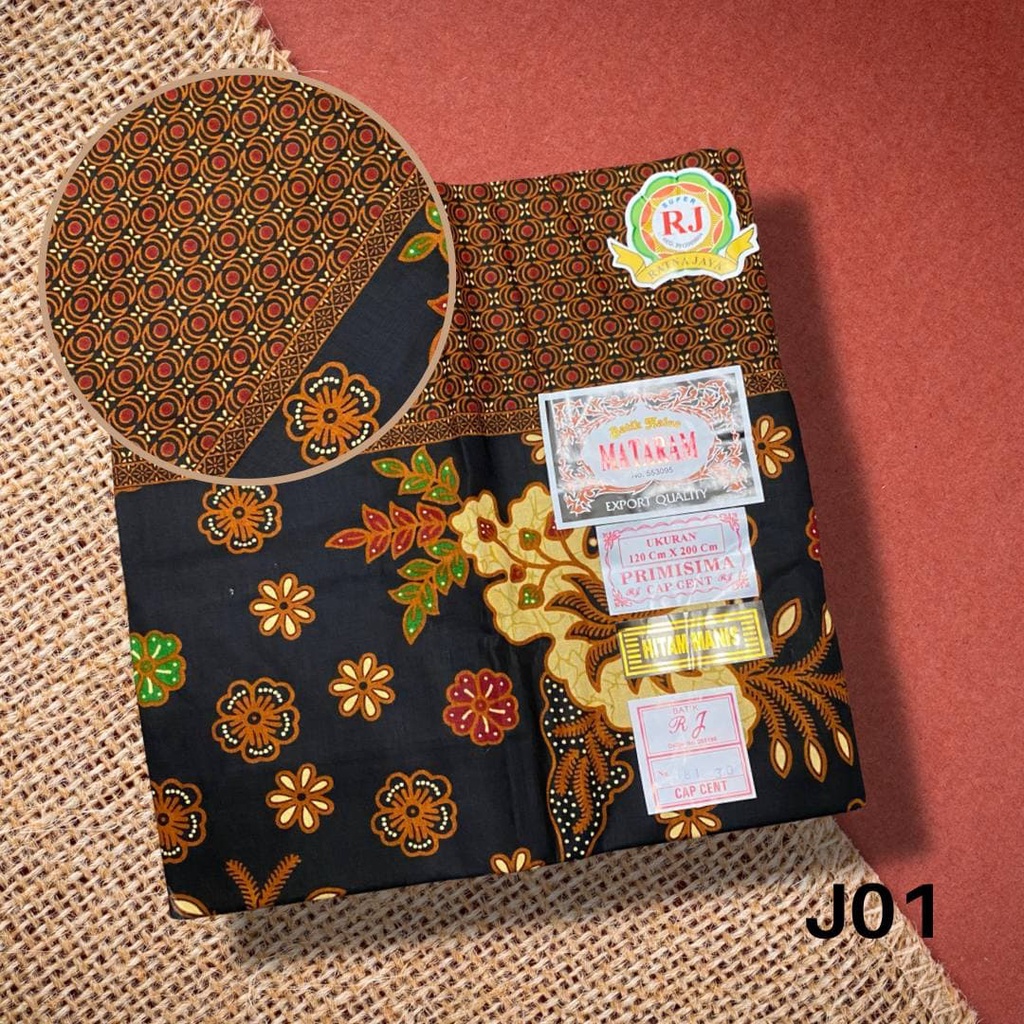 Kain Batik Jawa Mataram (Hitam Manis) | Shopee Malaysia