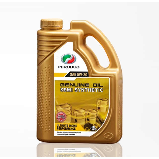 70100127 Perodua SAE 5W-30 GOLD Engine Oil 4L | Shopee Malaysia