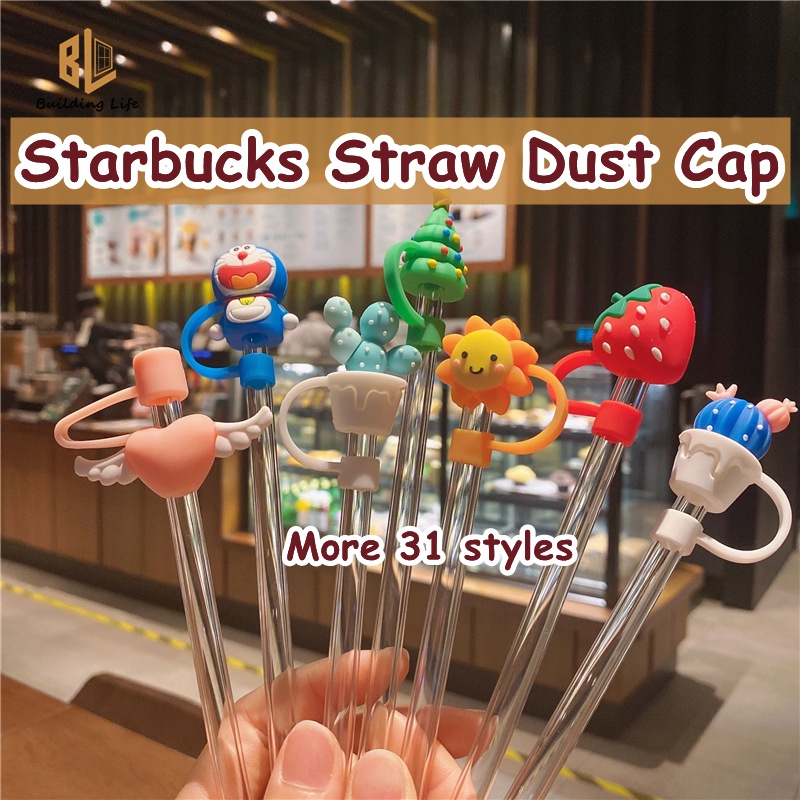 Straw Cap Starbucks Dust Proof Straw Sleeve Straw Cap Recyclable ...