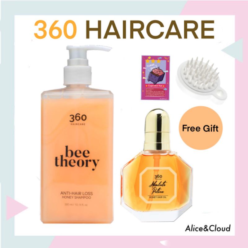 360 HAIRCARE ABSOLUTE POTION HONEY HAIR OIL (50ml) BEE THEORY ANTI HAIR ...