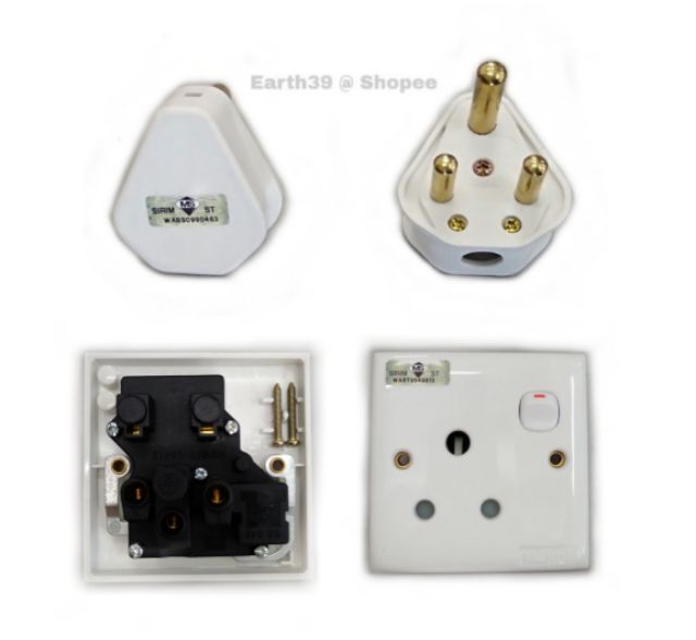 UMS 15A SIRIM Resilient PLUG TOP; or 15A Flush Type SIRIM Switched ...