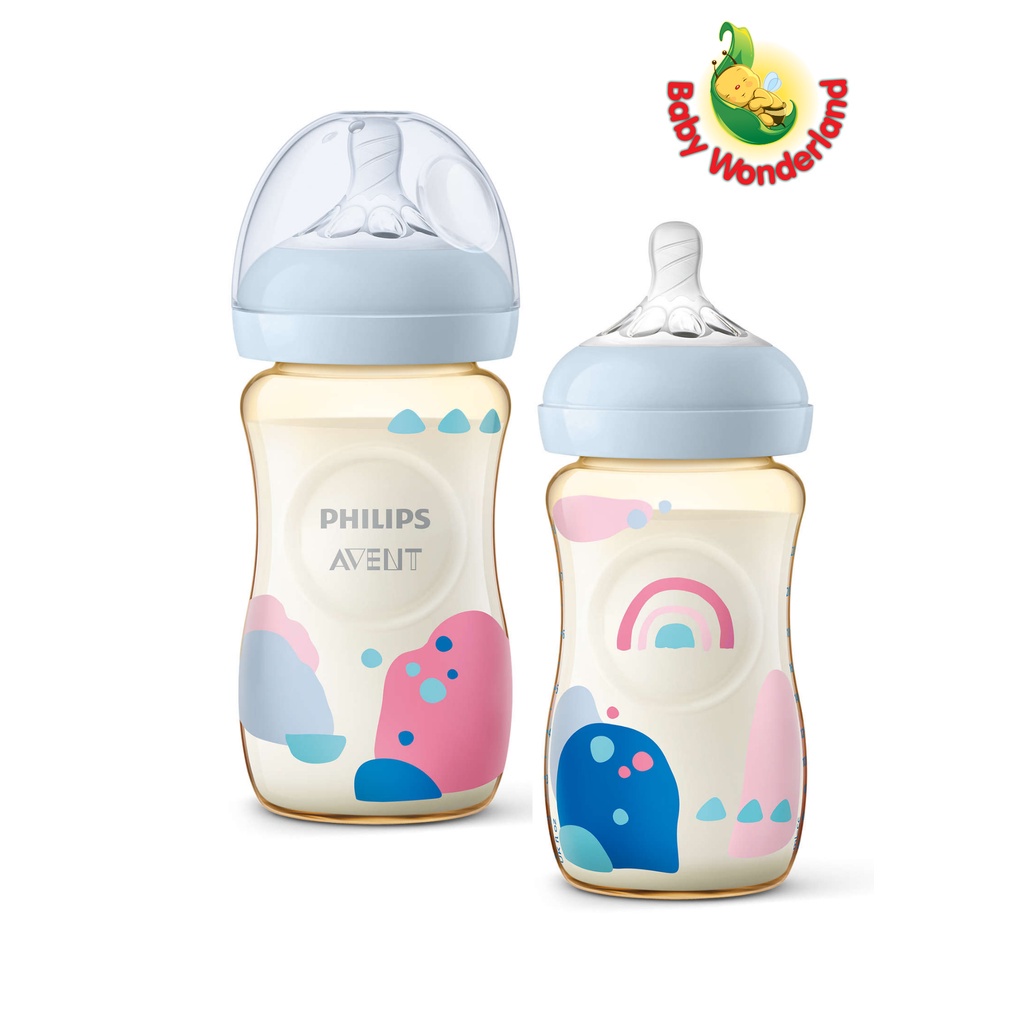 Philips Avent PPSU Natural Baby Bottle 260ml/9oz (TWIN PACK) | Shopee ...