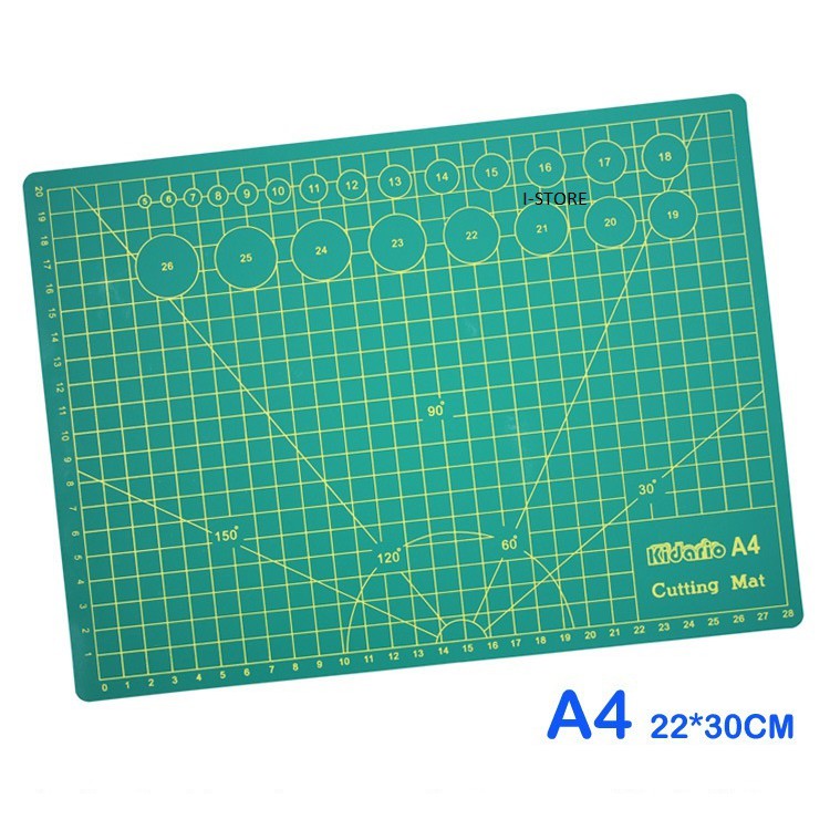 (IStore) A4 Size Cutting Mat Size: 30cmx22cm, Thickness: 3mm | Shopee ...