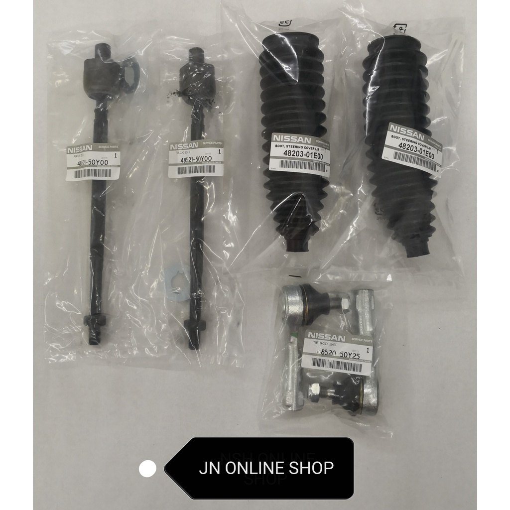 Tie Rod End+Rack End+Steering Boot Cover (Nissan Oem) for Nissan Sentra ...