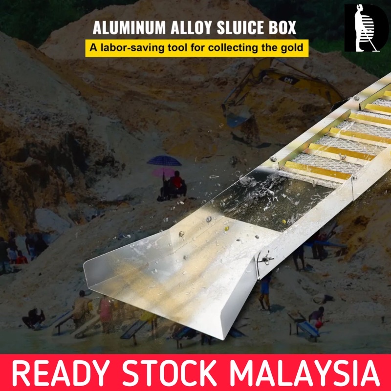 Palong Emas Sluice Box Perangkap Emas Portable Mudah Alih | Shopee Malaysia