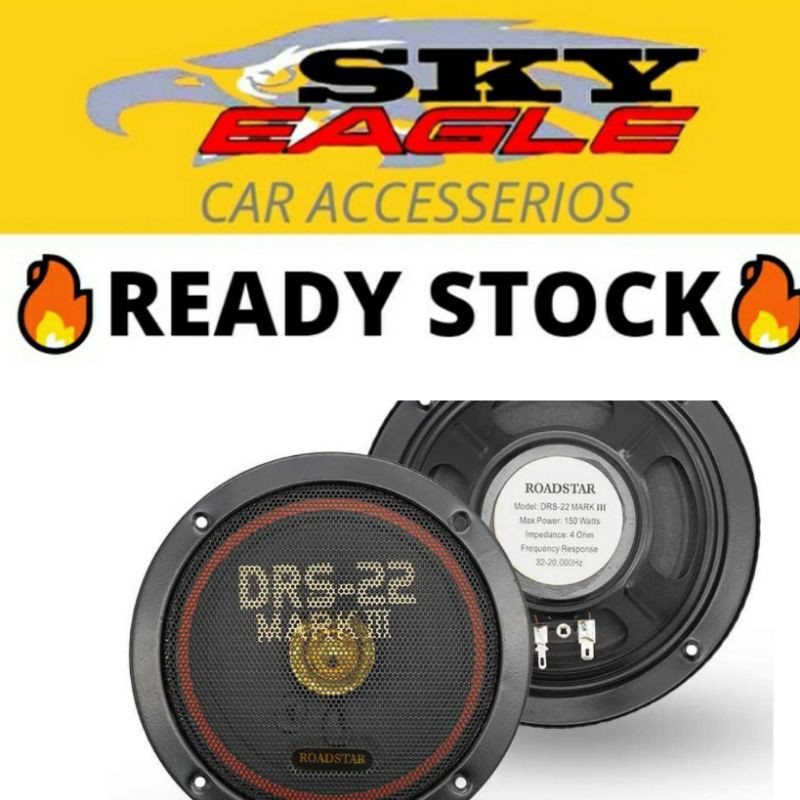 Road Star 6 inch Speaker DRS22 | Shopee Malaysia