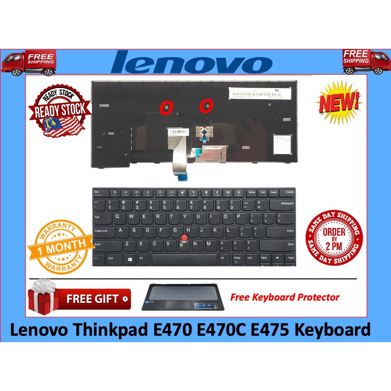 Lenovo Thinkpad E470 E470C E475 01AX080 01AX040 01AX000 SN20K93235 Series Laptop Keyboard ...