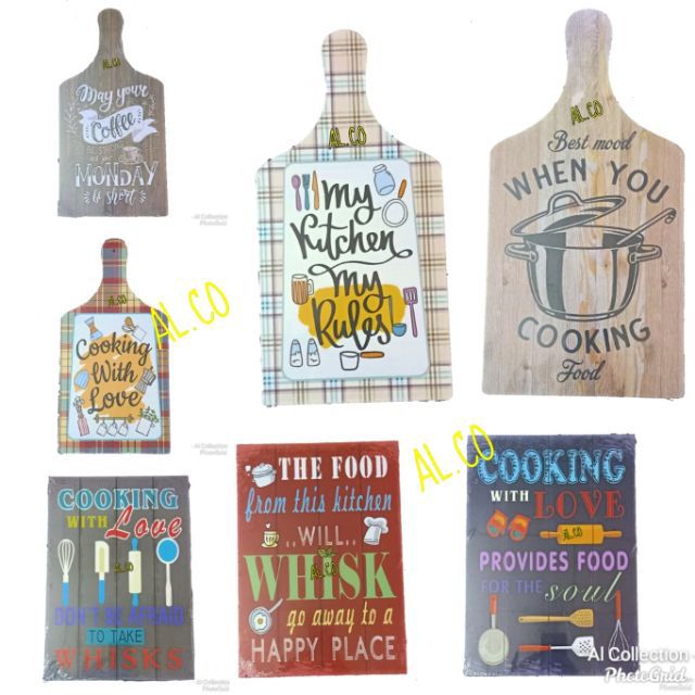 KITCHEN WALL DECO FRAME / DECO DINDING DAPUR / FRAME DAPUR | Shopee ...