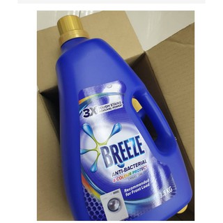 Breeze 3.8kg Detergent Liqiud Anti-Bacterial & Color Protect ...
