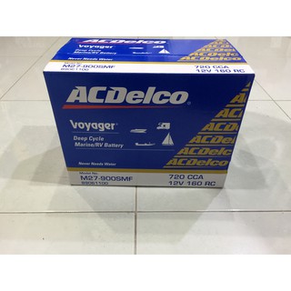 MARINE AC DELCO M27MF VOYAGER MARINE RV DEEP CYCLE BATTERY | Shopee ...