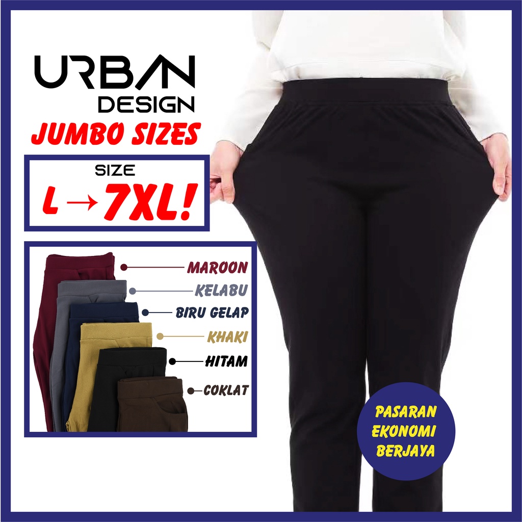 SELUAR SLEK WANITA JUMBO SIZE 914-1# SLIM FIT SLACK PANTS WOMEN URBAN ...