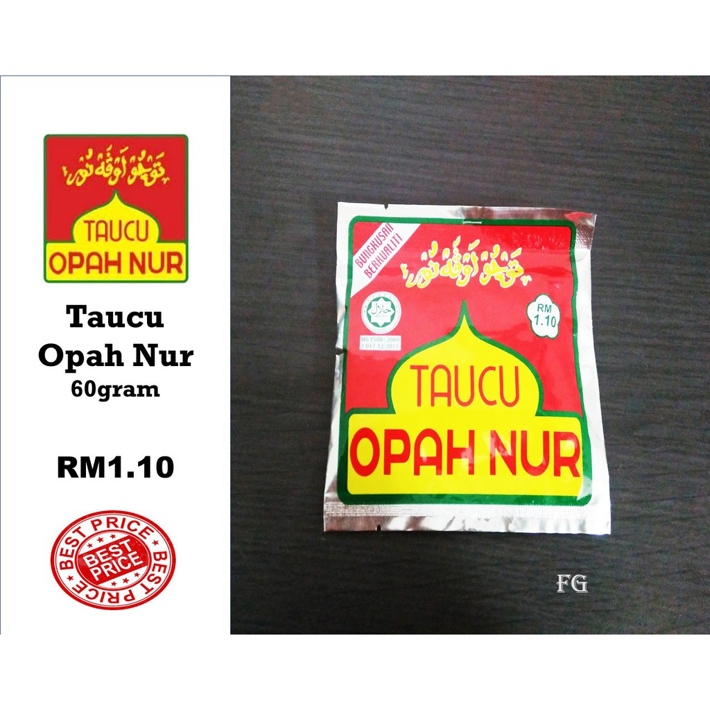 Taucu Opah Nur 60gram | Shopee Malaysia