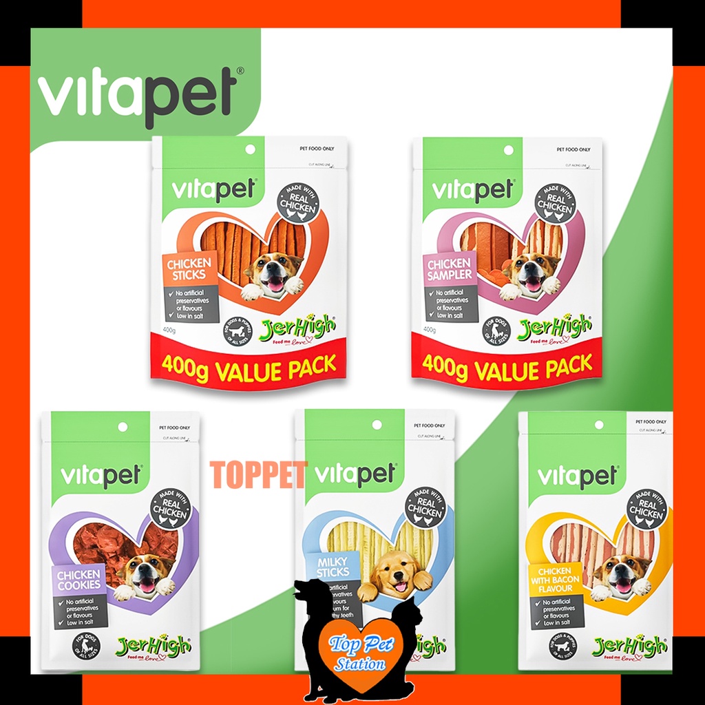 Delicious JerHigh Dog Snack - 400gm | Shopee Malaysia