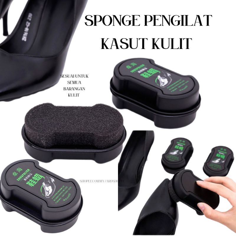 Sponge Pengilat Span Pembersih Kasut,Beg dan Sofa Kulit Wide ...