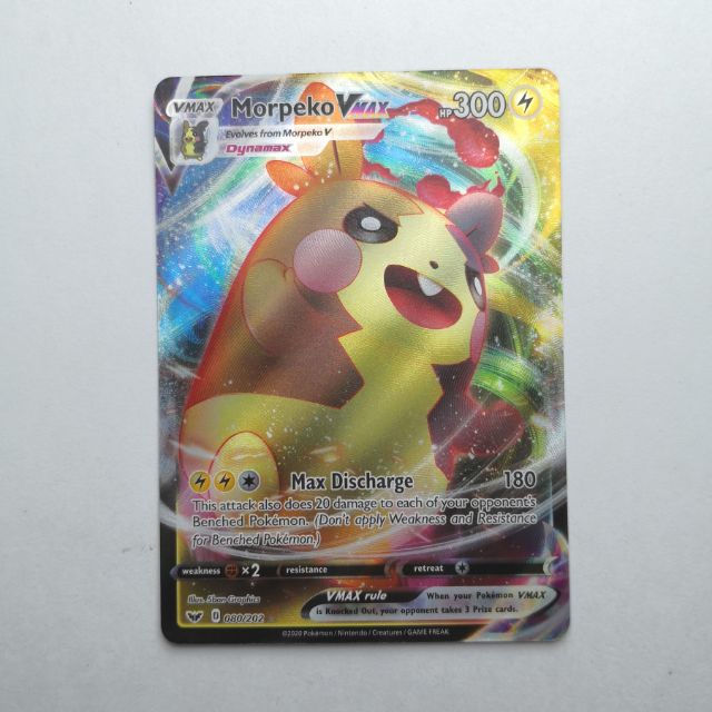 Pokemon Tcg Morpeko VMAX - 080/202 - Ultra Rare | Shopee Malaysia