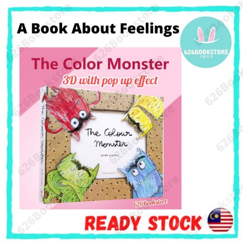 The Color Monster 3D Pop Up Book of Feeling Storybook Boardbook Ori ...