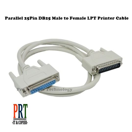 Parallel 25Pin DB25 Male to Female LPT Printer Cable | Shopee Malaysia