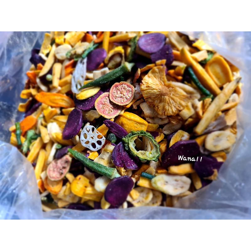 KEREPEK SAYUR BUAH KERING MIX PISANG KERING | Shopee Malaysia