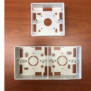 PVC Box Surface Type Nut Box/ Electrical Box/ Base 3x3, 3x7 | Shopee ...