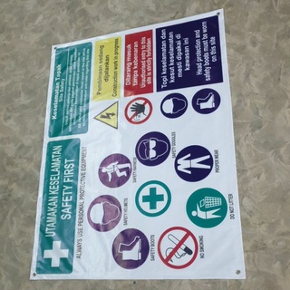Utamakan Keselamatan Safety First Banner / Sticker Gunakan Alat-alat ...