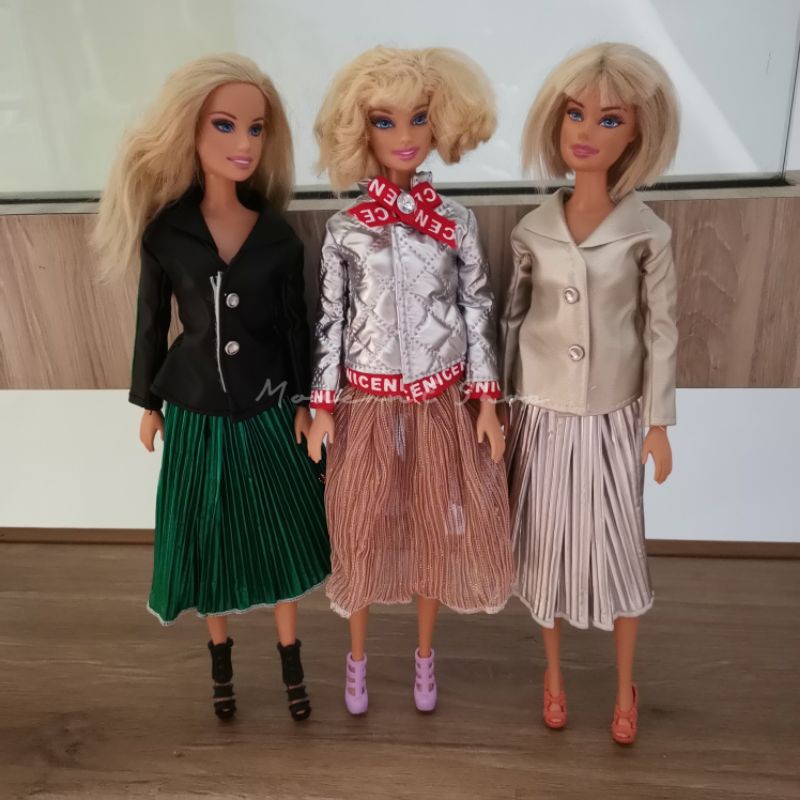 Barbie Cloth Set with Shoe (without Doll) | Shopee Malaysia