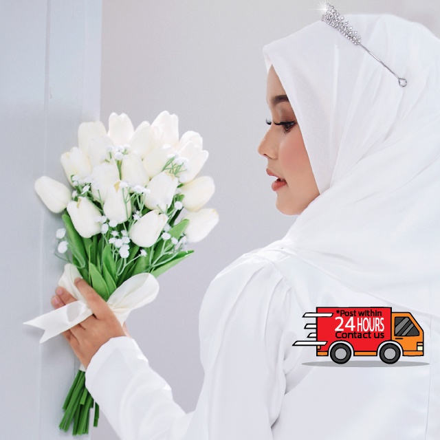 [TIFFANY Hand Bouquet] Bunga Tangan, Hand Bouquet, Bunga Tangan Nikah ...