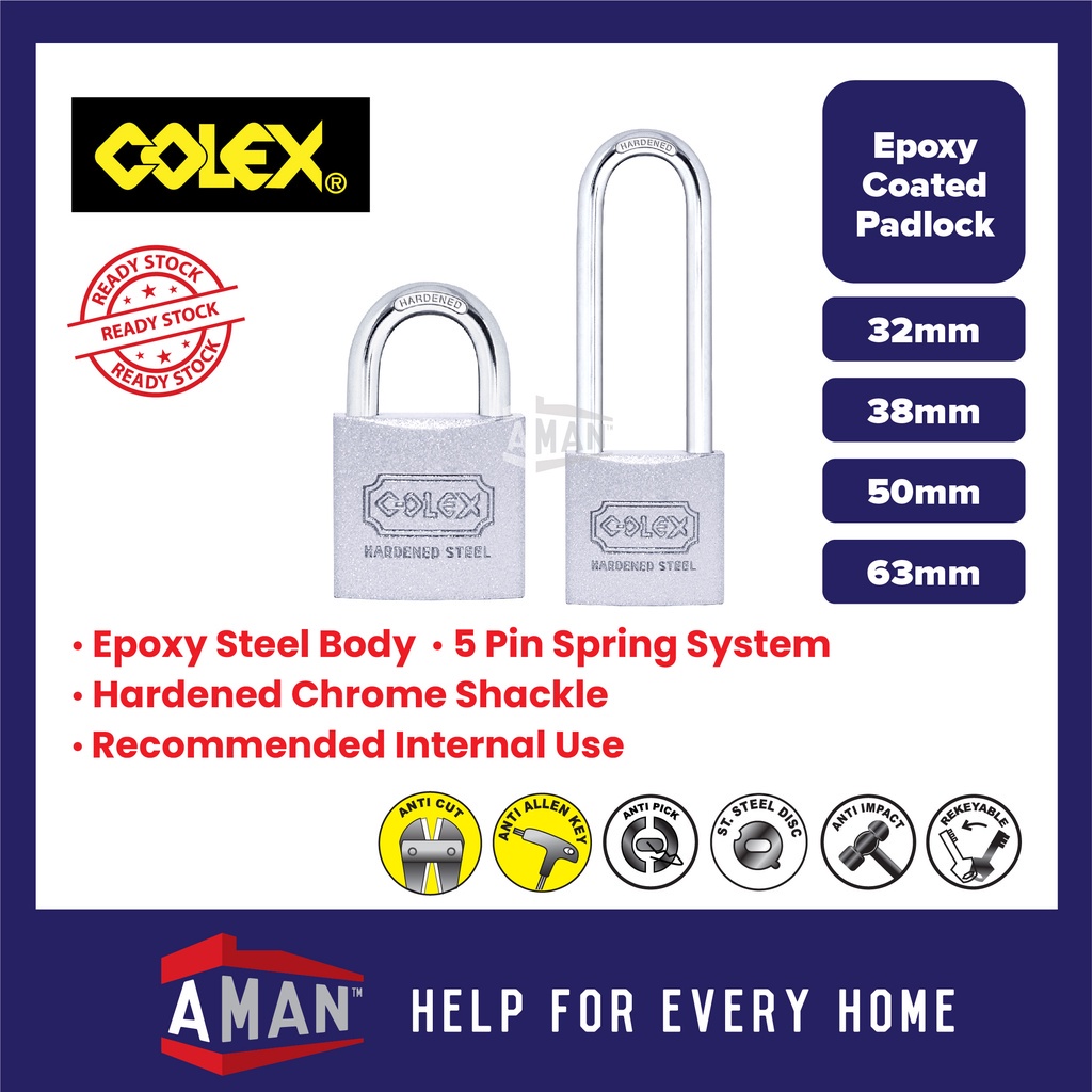 COLEX 32mm 38mm 50mm 63mm Titanium Coated and Epoxy Coated Standard ...