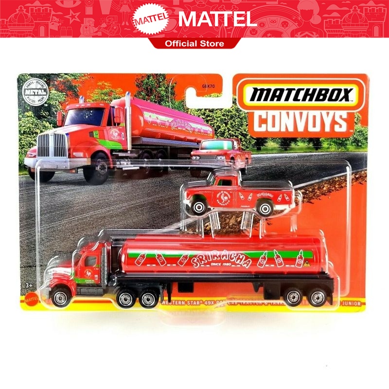 Matchbox Convoys Western Star 49X Day Cab Tractor & Tanker Trailer With ...