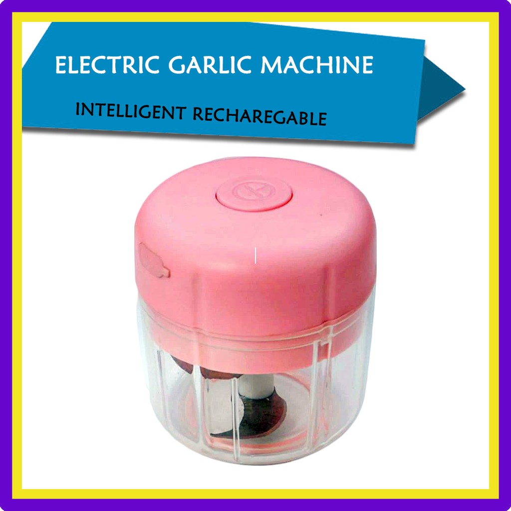 Intelligent Electric Garlic Machine Rechargeable Vegetables Meat ...