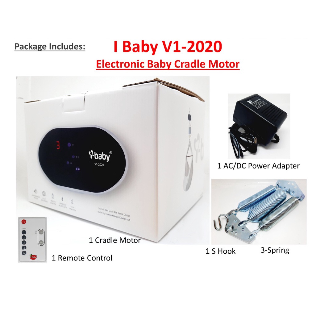 Original iBaby Electric Cradle Golden Baby Machine Timer Mesin Buai ...