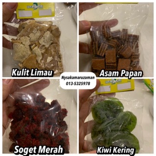 28 Jenis Asam Kering (80-100G)(PART A) | Shopee Malaysia