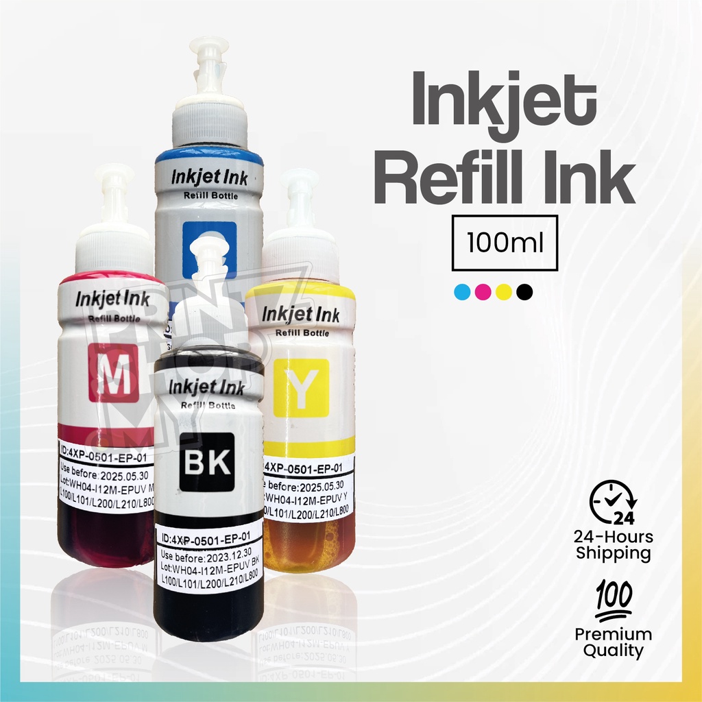 Inkjet Printer Refill Ink Full Set For UNIVERSAL Printer Refill Ink ...