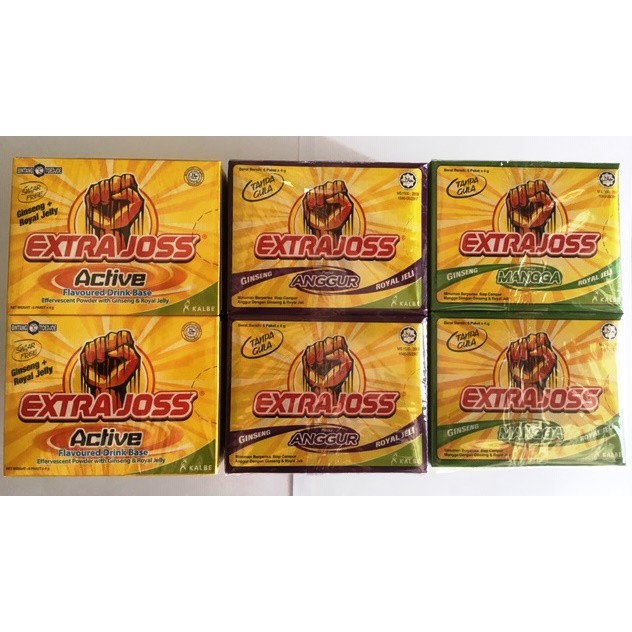 Extra Joss Energy Drink Active Anggur Mangga 6 sachet | Shopee Malaysia