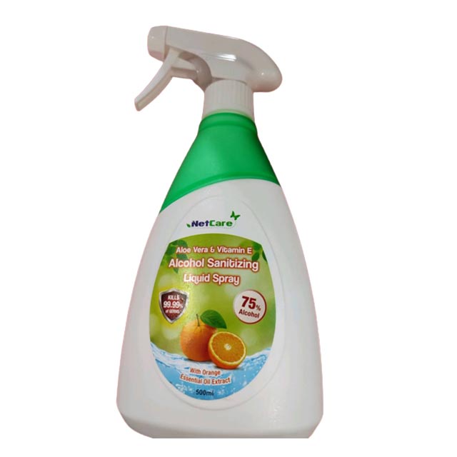 CARiNG Netcare Alcohol Sanitizing Liquid Spray (500ml) | Shopee Malaysia
