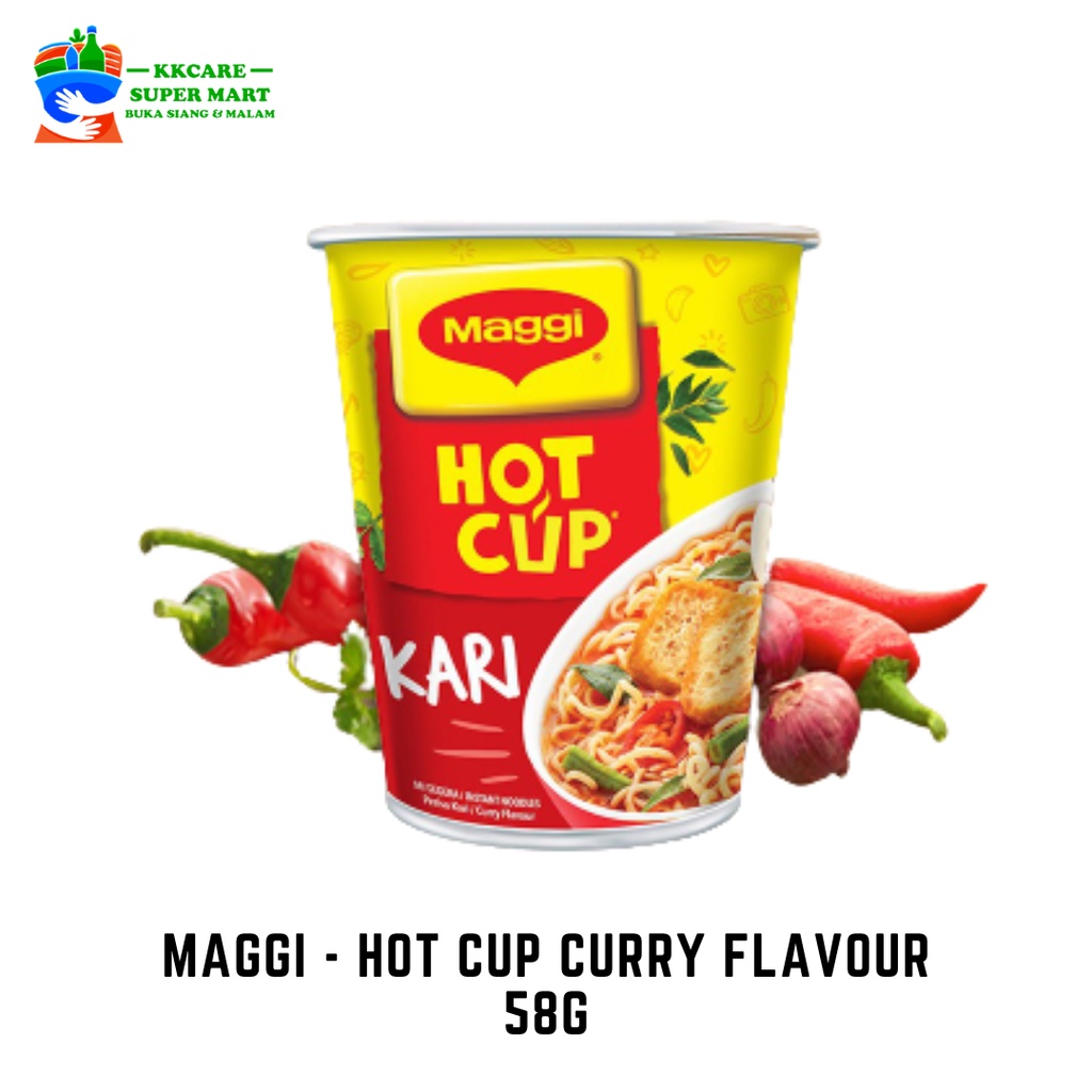 MAGGI - Hot Cup Curry Flavour 58g | Shopee Malaysia