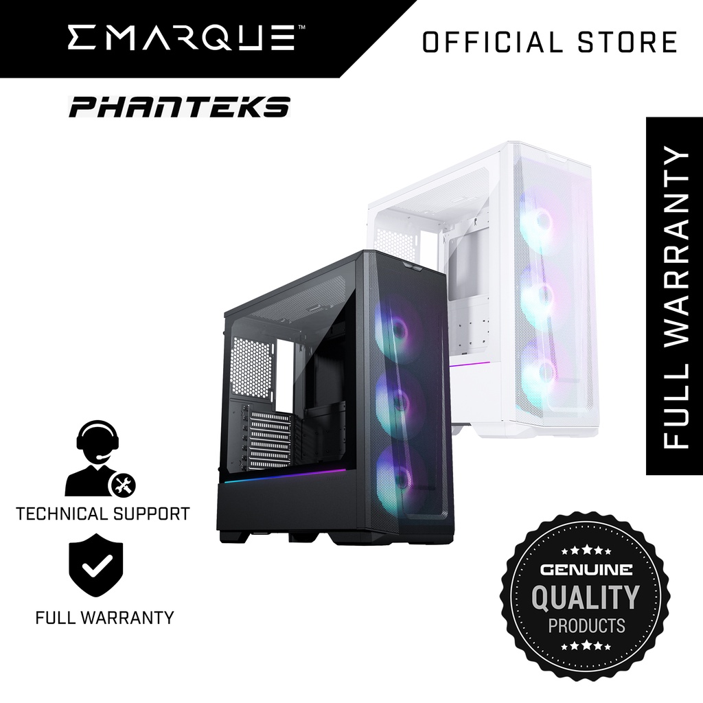 // Phanteks Eclipse G360A — Satin Black / Matte White — Mid Tower DRGB ...