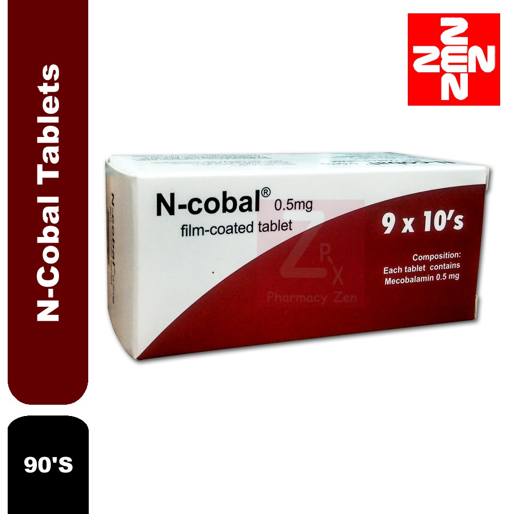 N-Cobal 10's x 9stp (90 tablets/box) (Expiry date: October 2020 ...