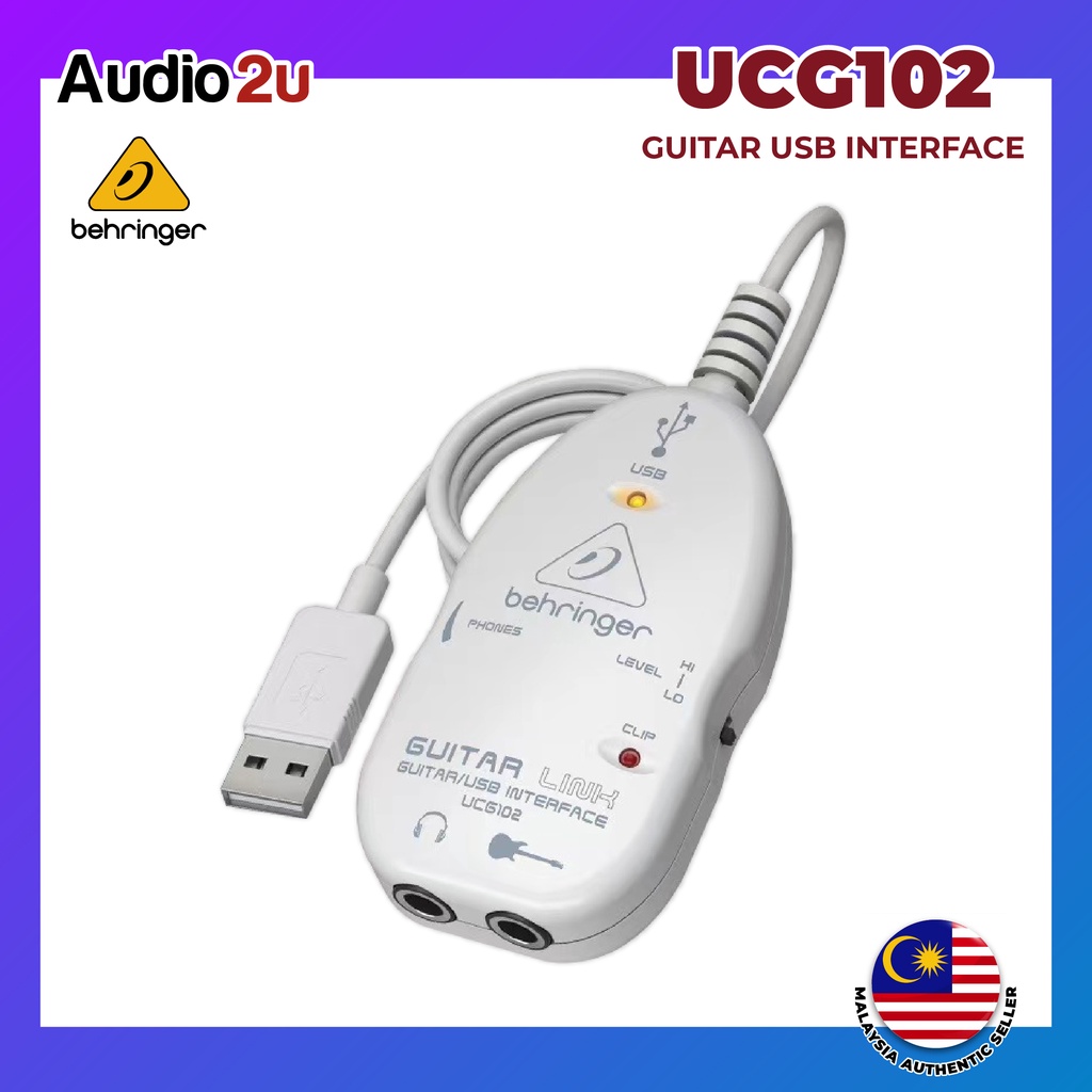 Behringer Guitar Link UCG102 USB Audio Interface | Shopee Malaysia