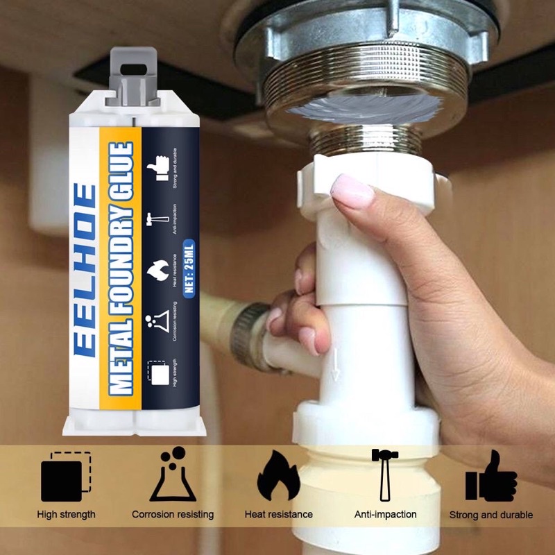 EPOXY ADHESICE GLUE-gam untuk besi,tembaga,aluminium,logam dan banyak ...