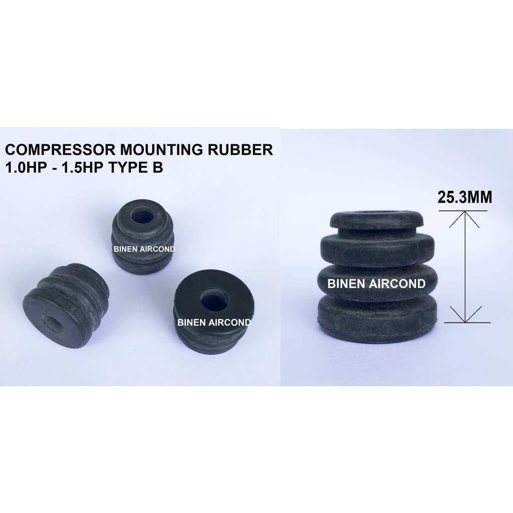 AIRCOND COMPRESSOR MOUNTING BUSH/COMPRESSOR MOUNTING RUBBER 1.0HP-1.5HP ...