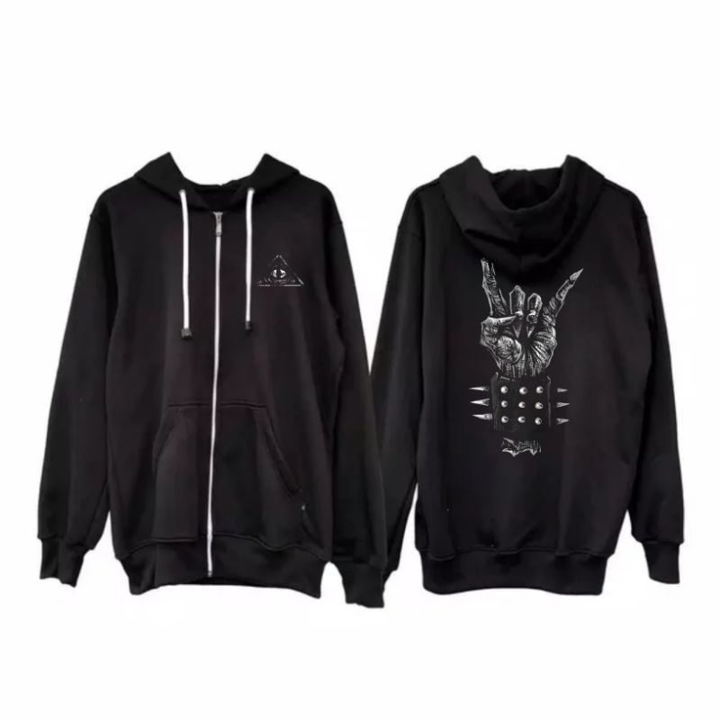 Jacket SWEATER HOODIE ZIPPER SATANIC / SATANIC HOODIE / SATANIC SATANIC ...