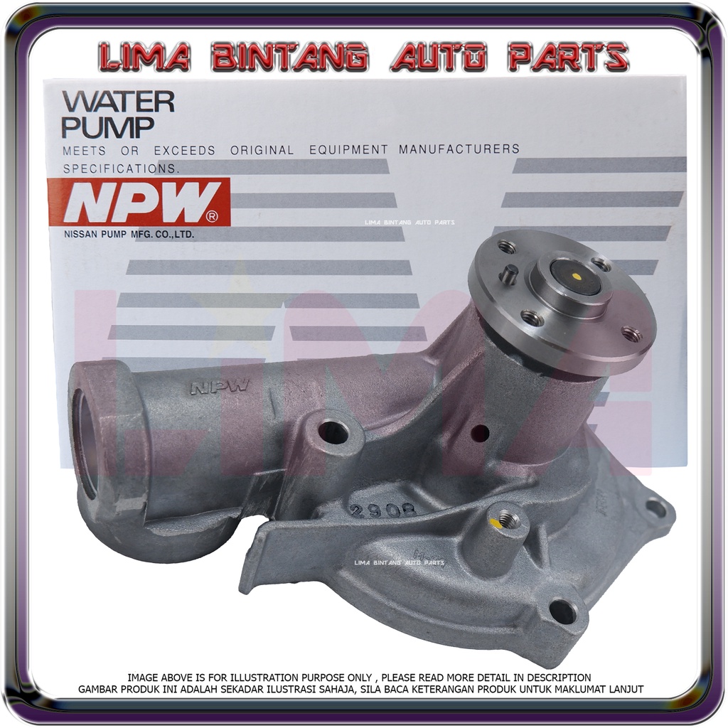 Mitsubishi Gallant VR4 1.8 2.0 4G67 4G63 Engine Water Pump NPW JAPAN | Shopee Malaysia